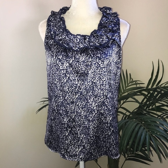 The Limited | Tops | The Limited Ruffle Neckline Top S | Poshmark